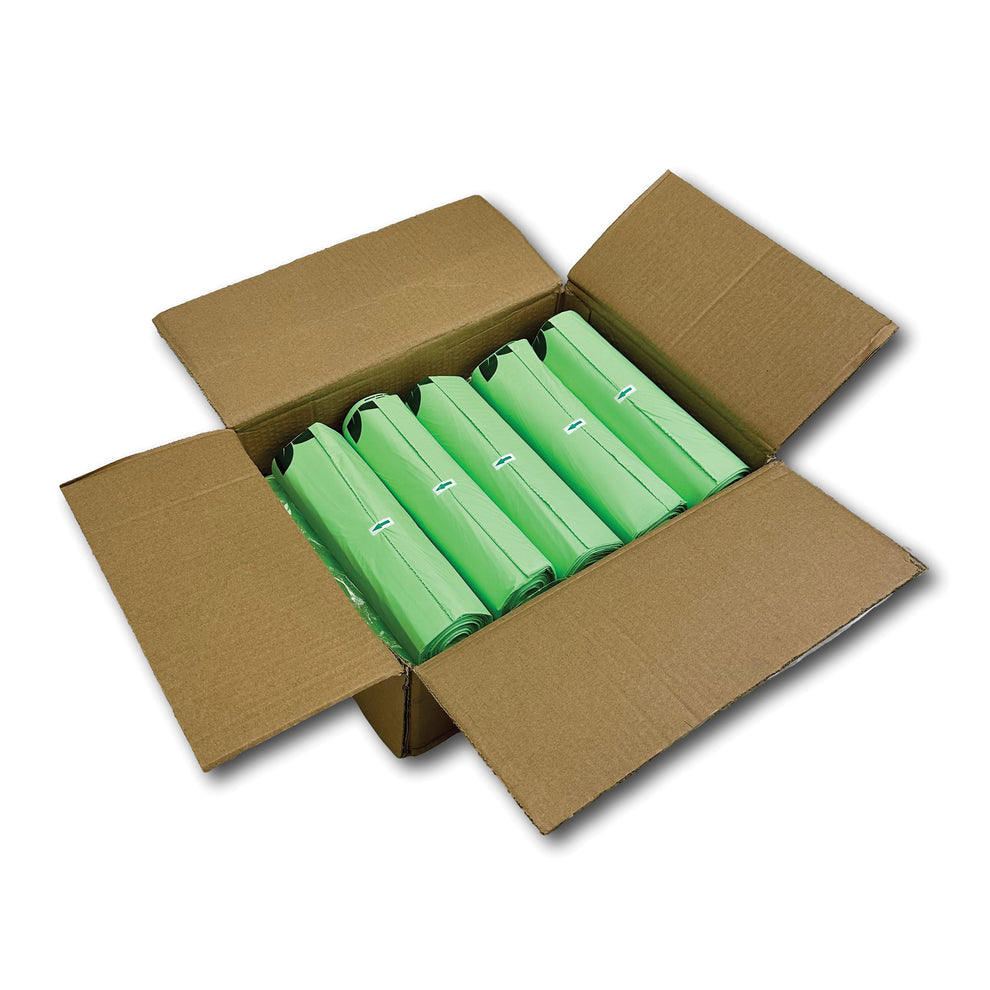 120 Litre Compostable Bin Liners 100 Carton AS4736 Certified