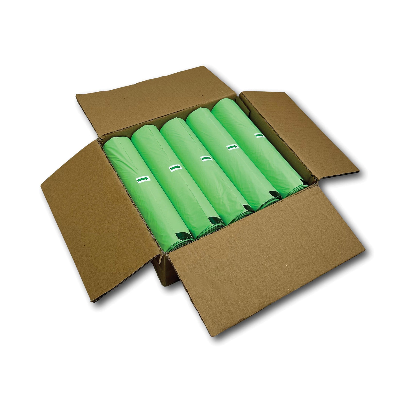 80 Litre Compostable Bin Liners 100 Carton AS4736 Certified